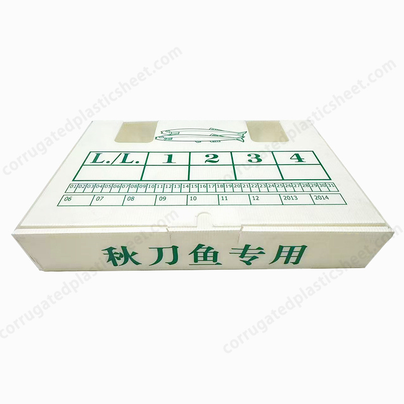 PP Corrugated Plastic Frozen Seafood Shipping Container – Nadel